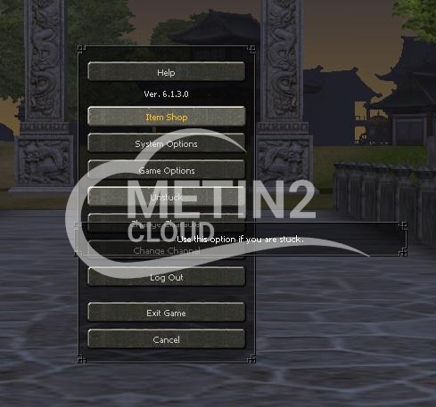Unstuck option | Metin2Cloud